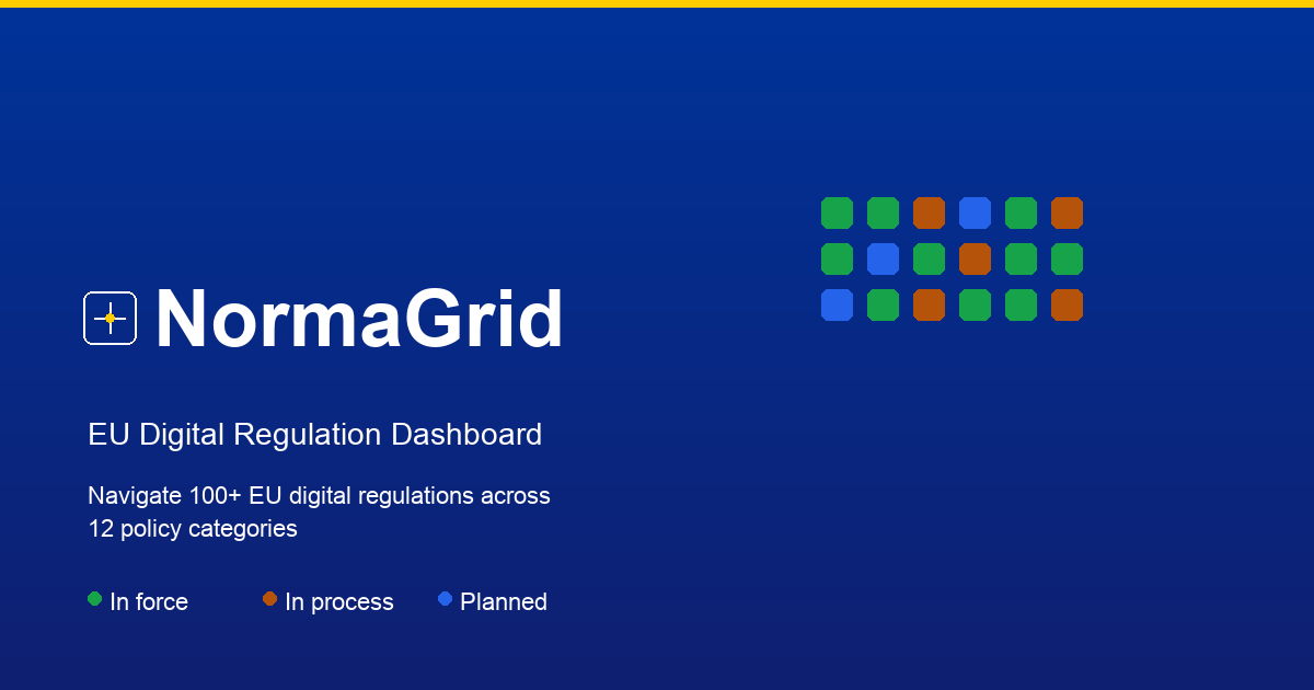 Data Governance Act (DGA) — NormaGrid